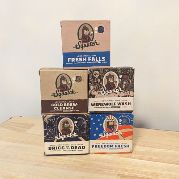 Dr Squatch Grooming 5x Dr Squatch Freedom Fresh Fresh Falls